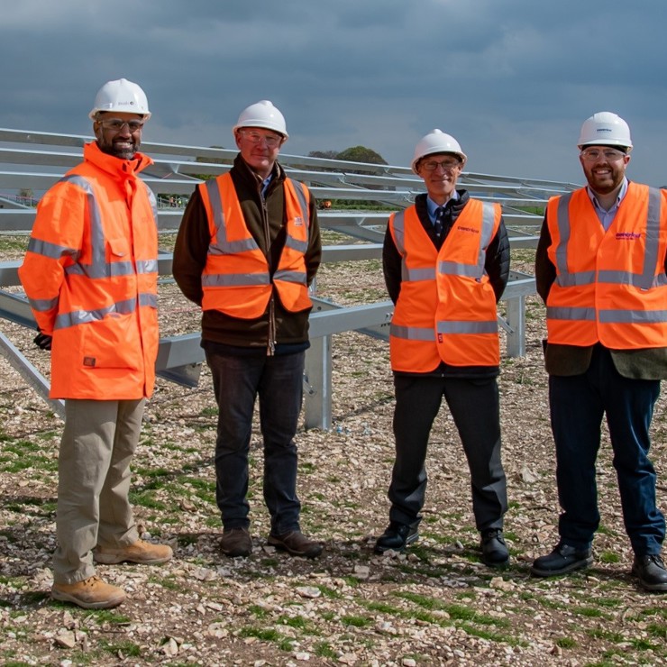 Construction underway on Centrica’s first solar farm